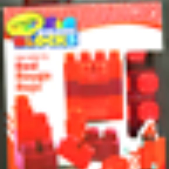 Toys | Crayola Kids At Work Customizable Building Blocks Boxed Playset ...